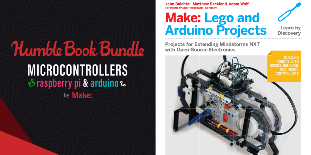 Pay what you want for The Humble Book Bundle: Microcontrollers Raspberry Pi & Arduino by Make ...