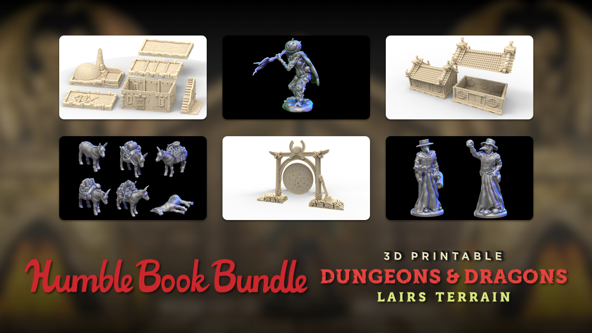 Just $1 - The Humble 3D Printable Dungeons & Dragon Lairs Terrain ...